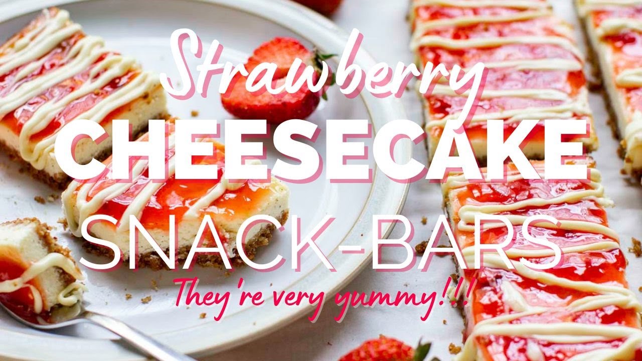Philadelphia cheesecake snack bars copycat recipe - YouTube