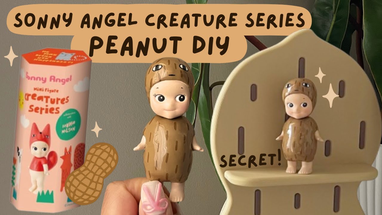 Donna Wilson Peanut Sonny Angel Tutorial 🥜 - YouTube