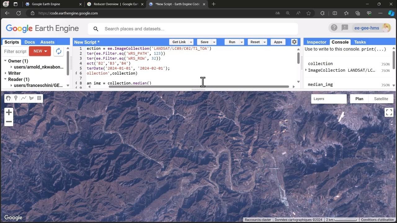 17 Les Réducteurs dans Google Earth Engine - YouTube