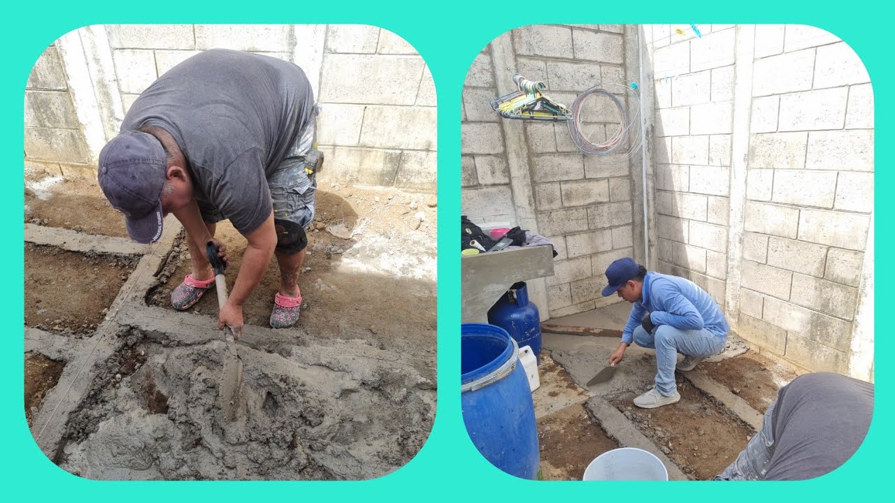 Encementado el Traspatio 🏡 Parte #1 - YouTube