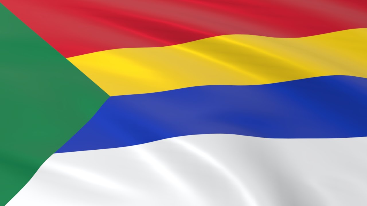 Flag of Druze - Religious flag waving in the wind - YouTube