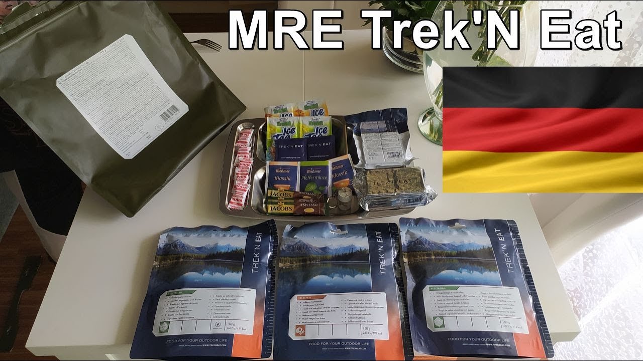 Wojskowa racja żywnościowa Trek'n Eat całodzienna || German MRE - YouTube