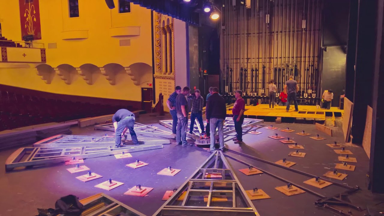 Rotating Stage at the David Marr - YouTube
