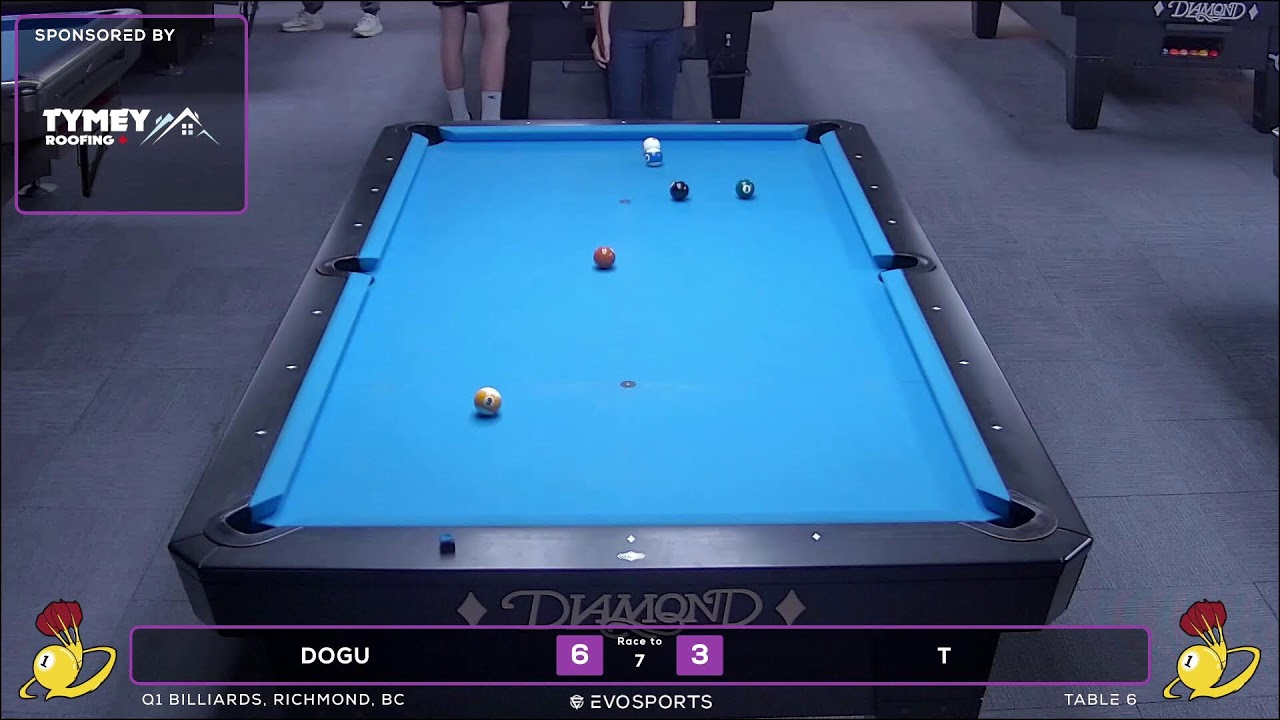 DOGU vs T - Q1 BILLIARDS - TABLE 6 | EvoSports - YouTube