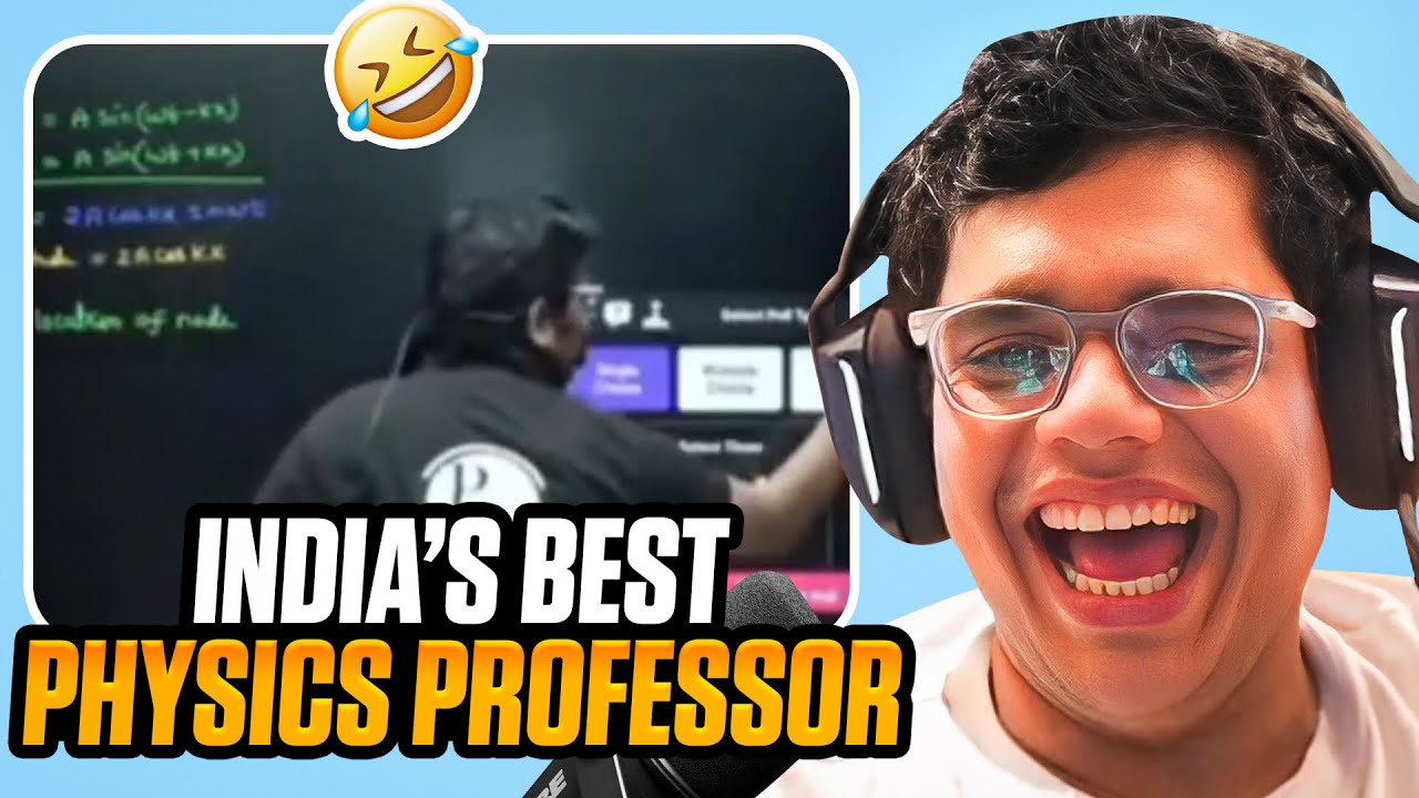 INDIA'S BEST PHYSICS PROFESSOR - YouTube
