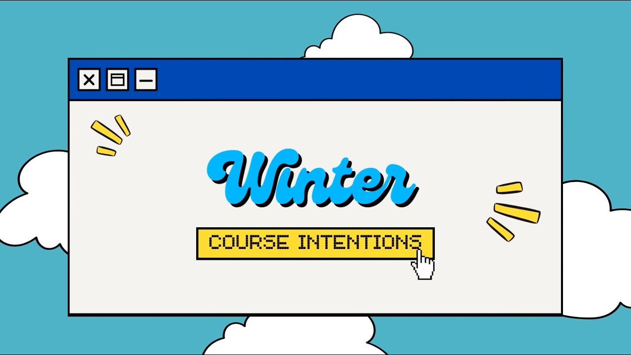 GCM TMU - Completing Winter Course Intentions - YouTube