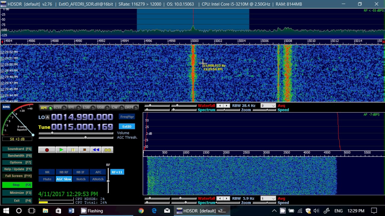How to calibrate frequency of your SDR in HDSDR software - YouTube