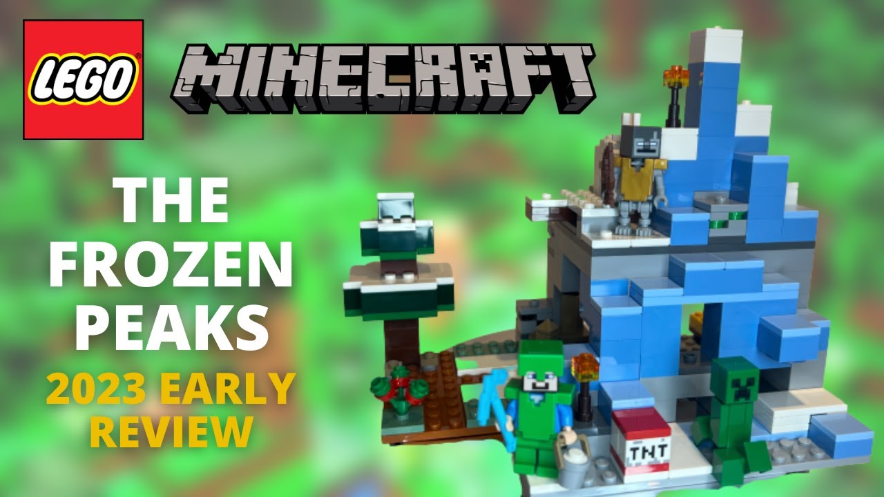 2023 The Frozen Peaks - EARLY LEGO Minecraft Review! (21243) - YouTube