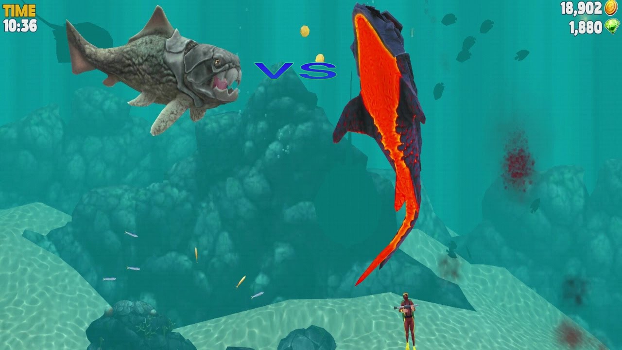 Hungry Shark Evolution Pyro Shark Android Gameplay #4 - YouTube