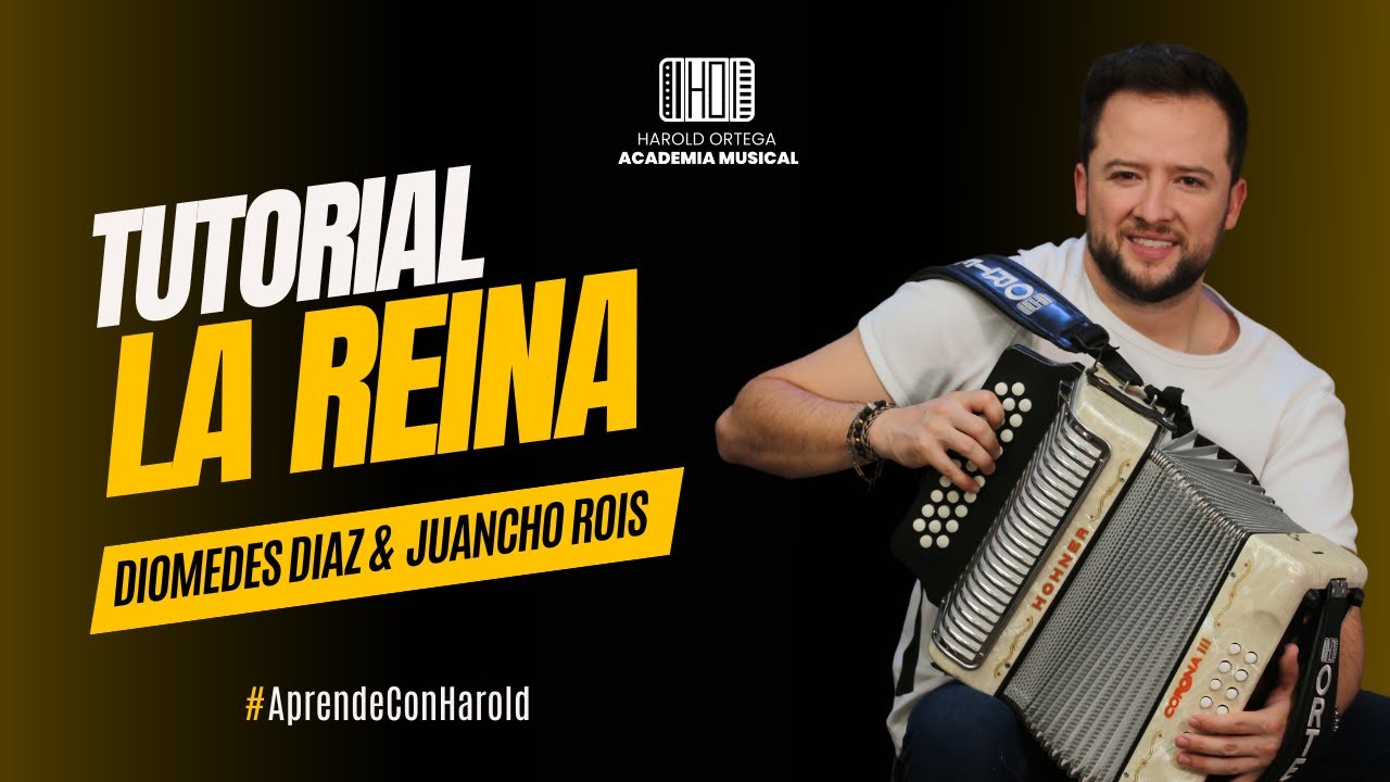La Reina (Tutorial acordeón) - Diomedes Diaz & Juancho Rois - YouTube