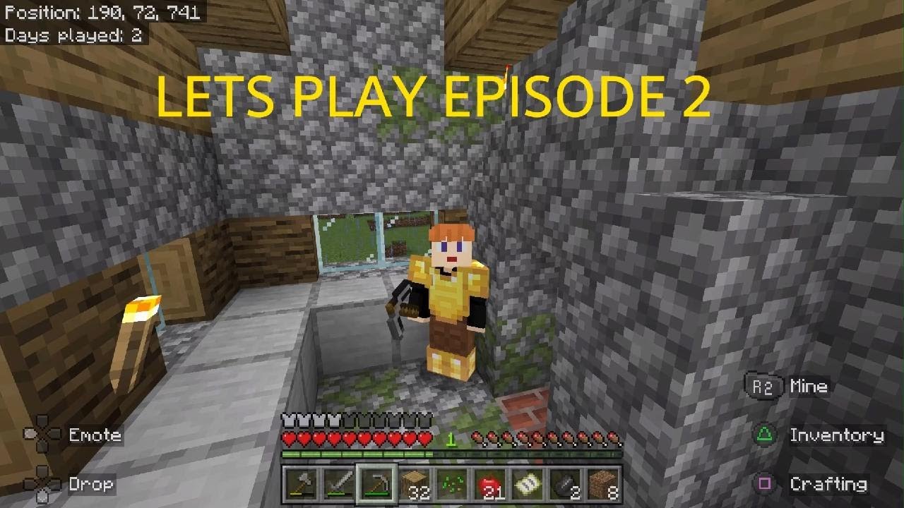 MINECRAFT LETS PLAY EPISODE 2 - YouTube