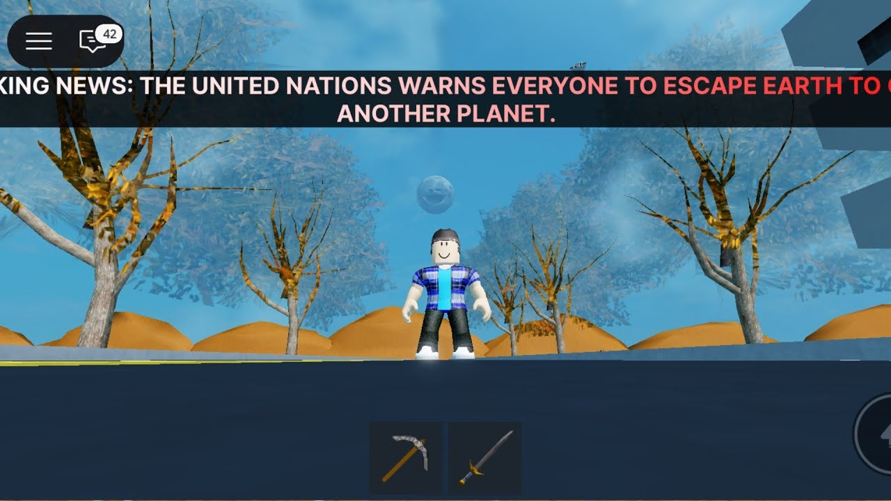 The moon wakes up in roblox. - YouTube