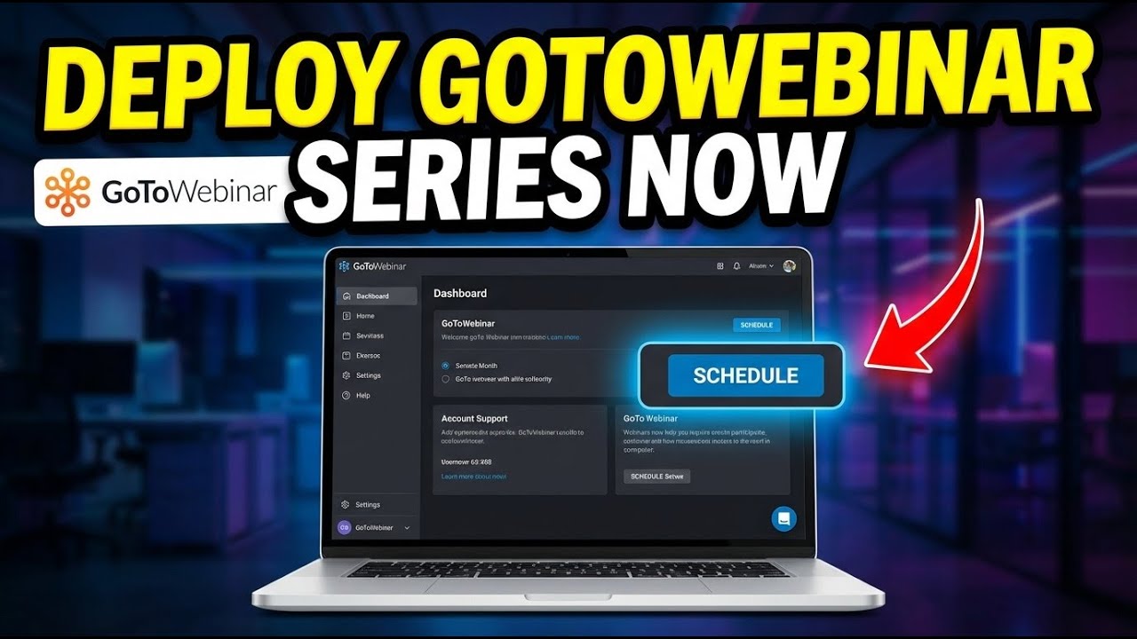 How to deploy a webinar series with GoToWebinar - Complete Guide - YouTube