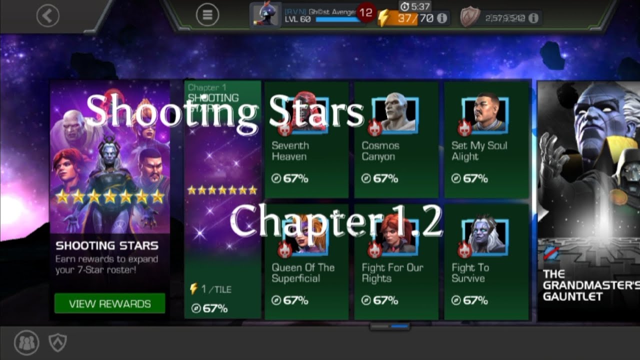 MCOC | Shooting Stars 1.2 | Gorr Boss Fight | 🌠 + more 7 Star Shards ...