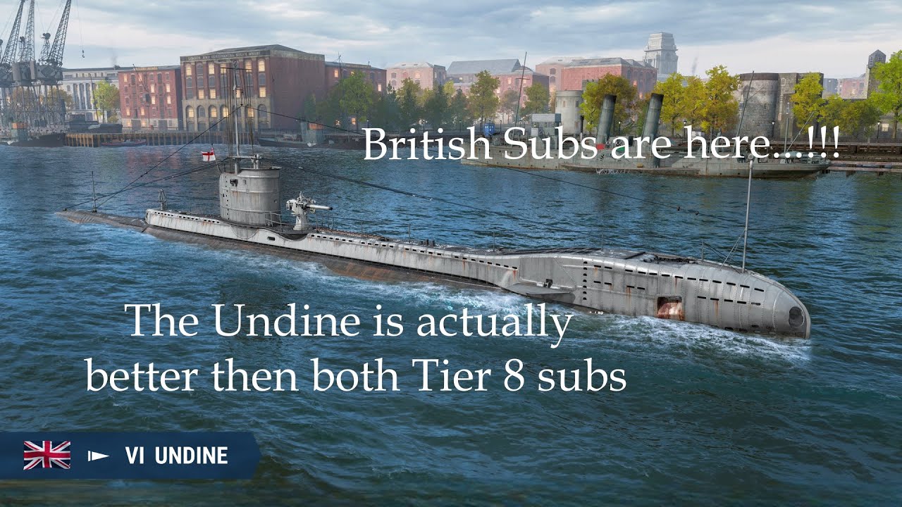 World of Warships - Undine Review, she is better then both tier 8 subs ...