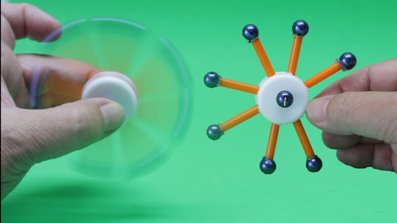 How to Make a Fidget Spinner out of Drinking Straws without Bearings ...