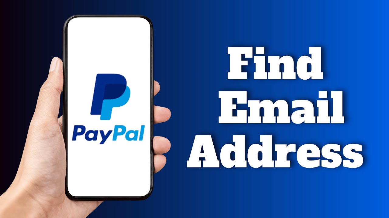 How to Find Paypal Email Address - YouTube