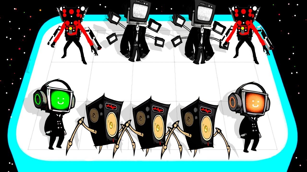 Titan Bosses Merge Battle: Camera Merge Clash Master Vs Skibidi Monster ...