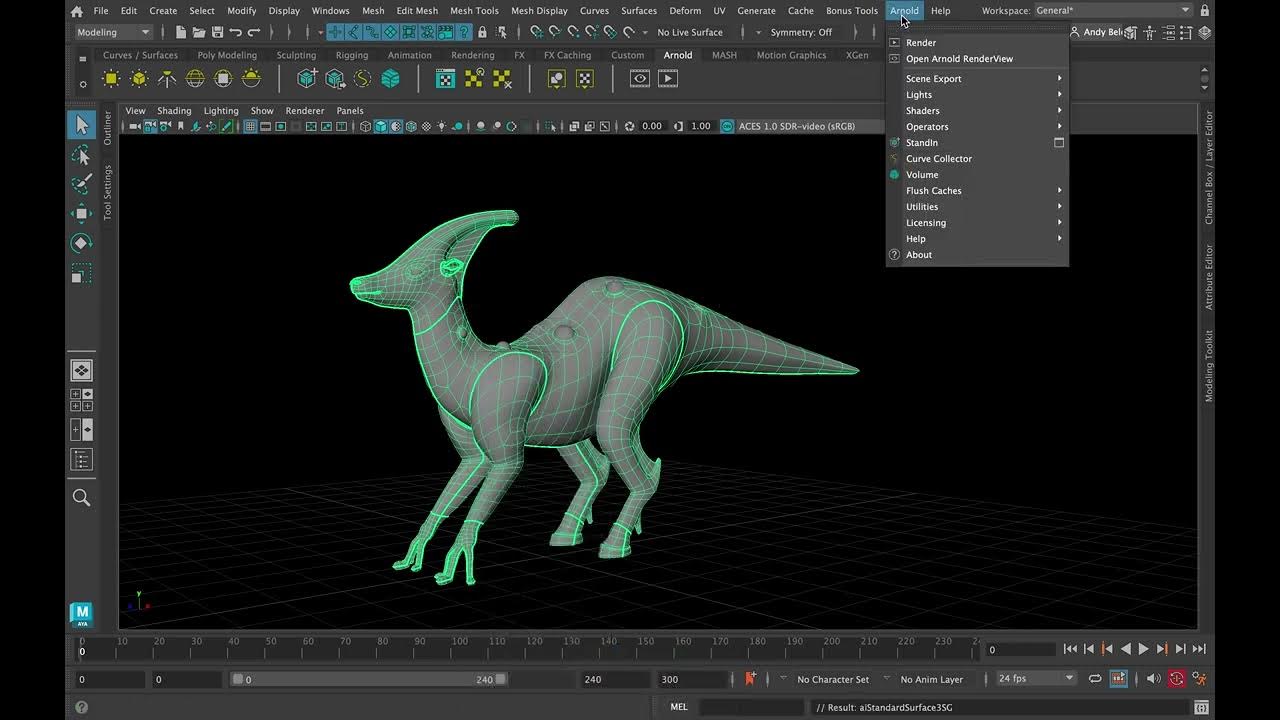 How to Apply a Displacement Map using Maya and Arnold - YouTube