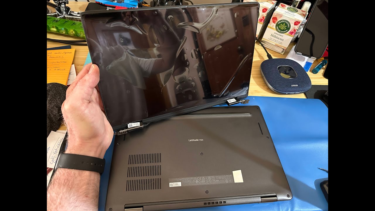 Dell Latitude 7420 Screen Replacement - YouTube