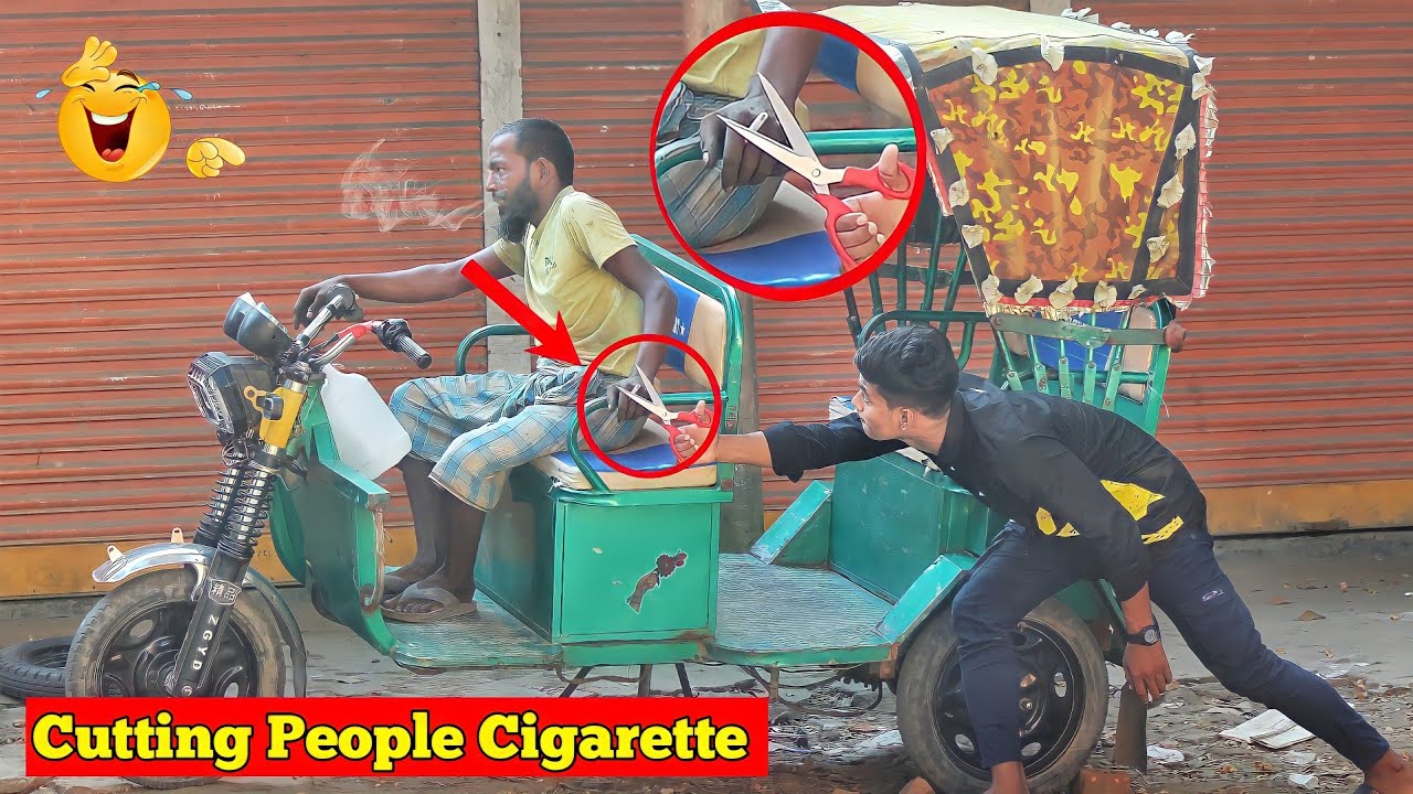 Cutting People’s Cigarette PRANK STOP Smoking Prank By New Prank 2021 ...