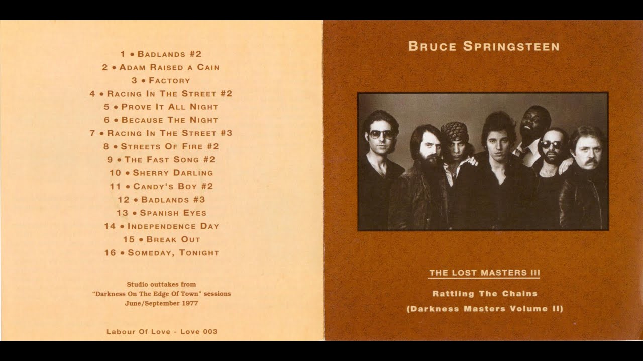 Bruce Springsteen The Lost Masters (Vol. III) - YouTube