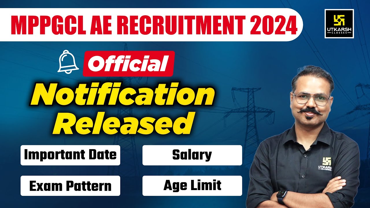 MPPGCL AE 2024 | Exam Notification Released | ME/EE/EC | Complete ...