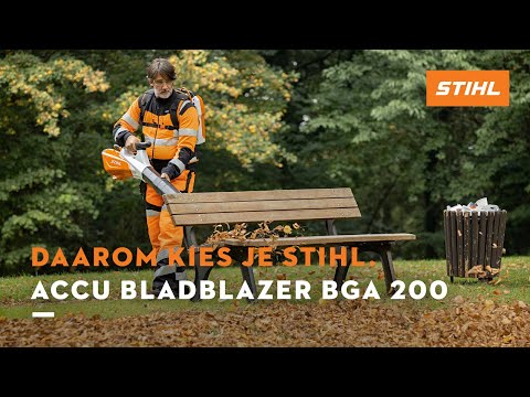 Wat zijn de voordelen van de accu bladblazer STIHL BGA 200?