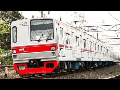 KRL Commuter Line Cikarang Loop Line TM 6000 Departing Sudirman (VVVF ...