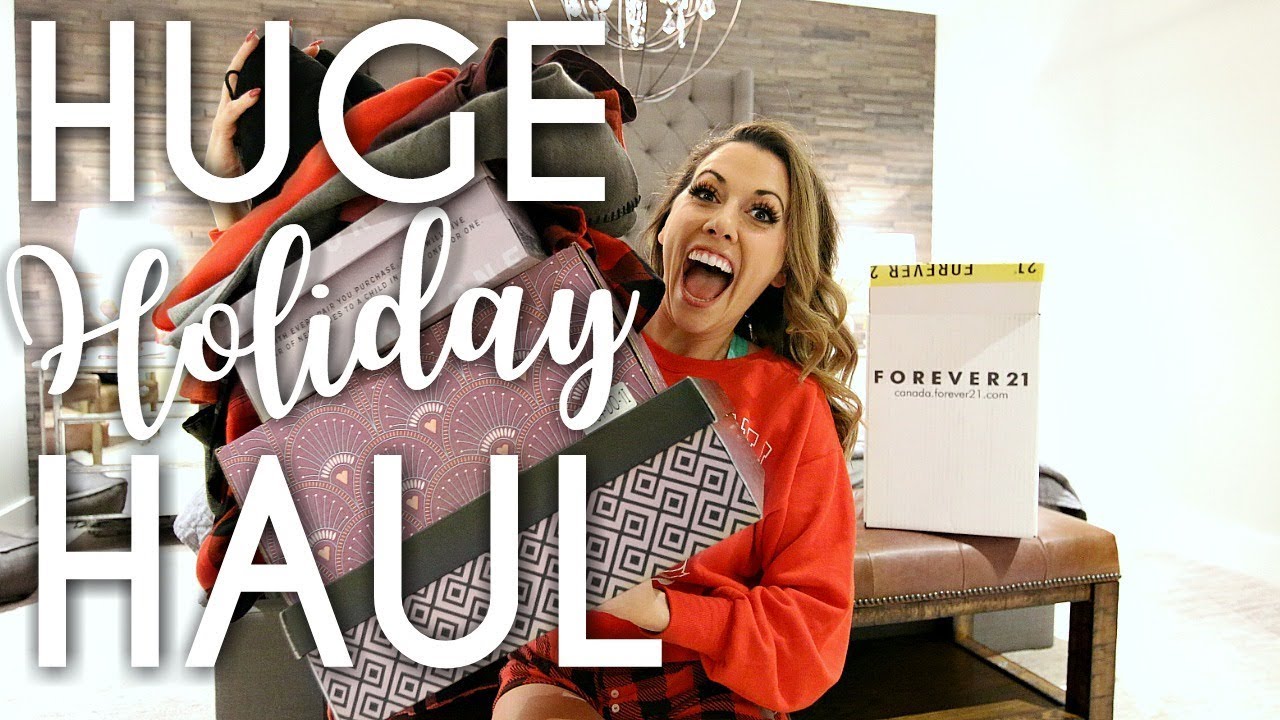 HUGE HOLIDAY HAUL - Clothing & Accessories Online Shopping Spree - YouTube