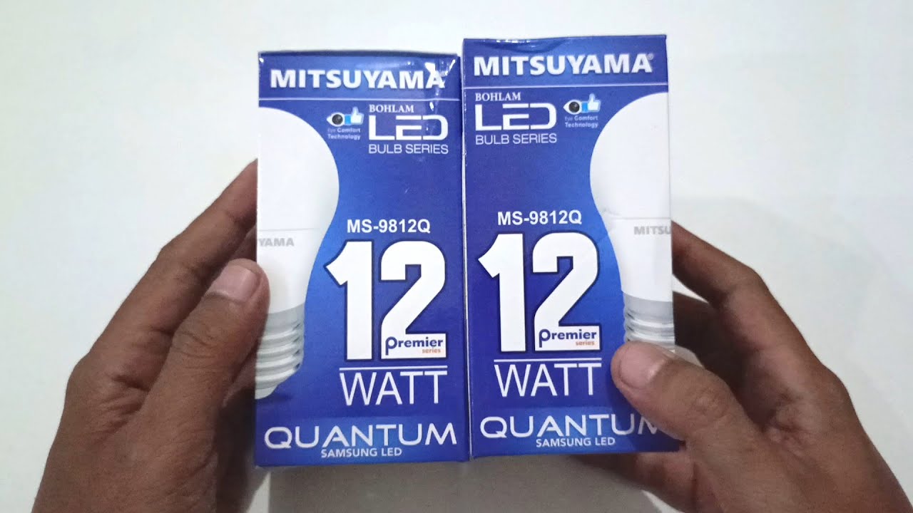 Unboxing Mitsuyama Quantum 12W Led Bulb - YouTube
