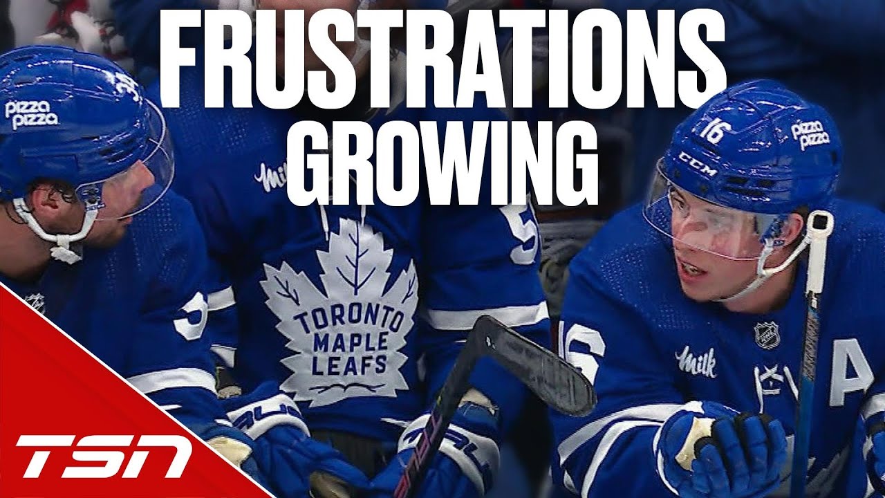 Frustration boils to surface as Leafs struggle to get on same page - YouTube