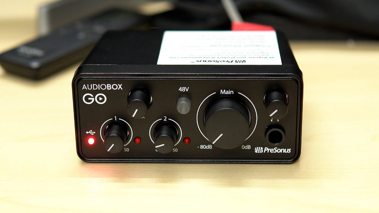 PreSonus AudioBox Go Review - YouTube
