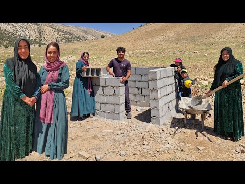 Niloufar Meets Hussein & Fereshte! New Home Design with Bathroom & Toilet Construction❤️👩‍❤️‍👨