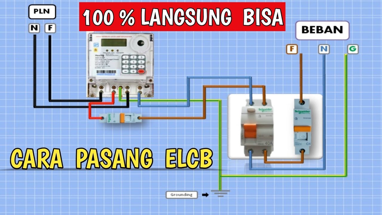 CARA PASANG ELCB TERBARU 2021 - YouTube