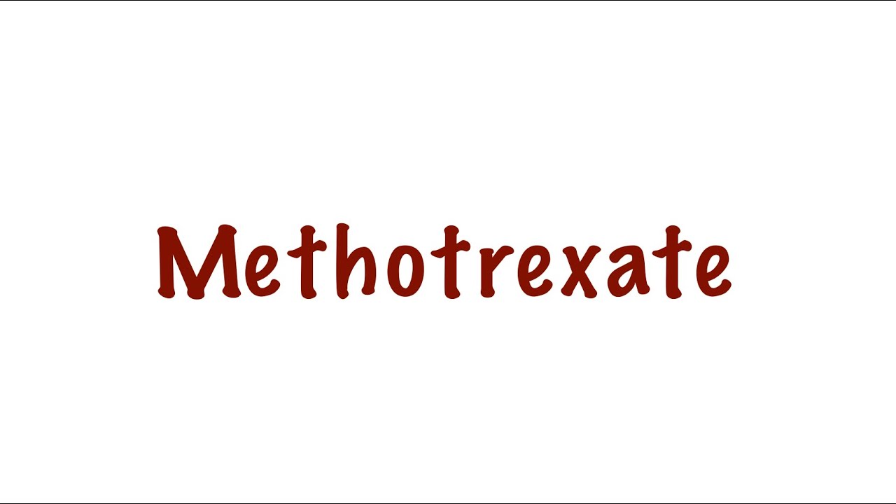 Methotrexate precautions - YouTube