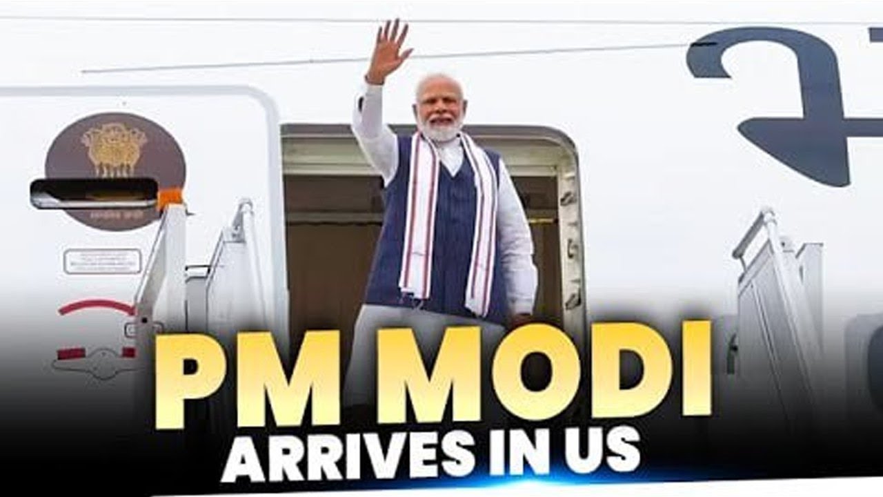 Live: PM Modi Arrives at Philadelphia International Airport | PM Modi ...