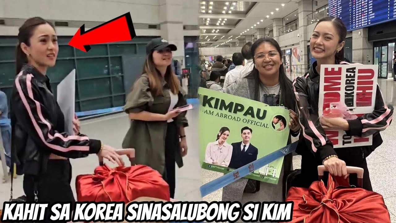 Kim Chiu ARRIVAL IN KOREA, Kim HALOS MAIYAK SA PAGSALUBONG SA KANYA NG ...