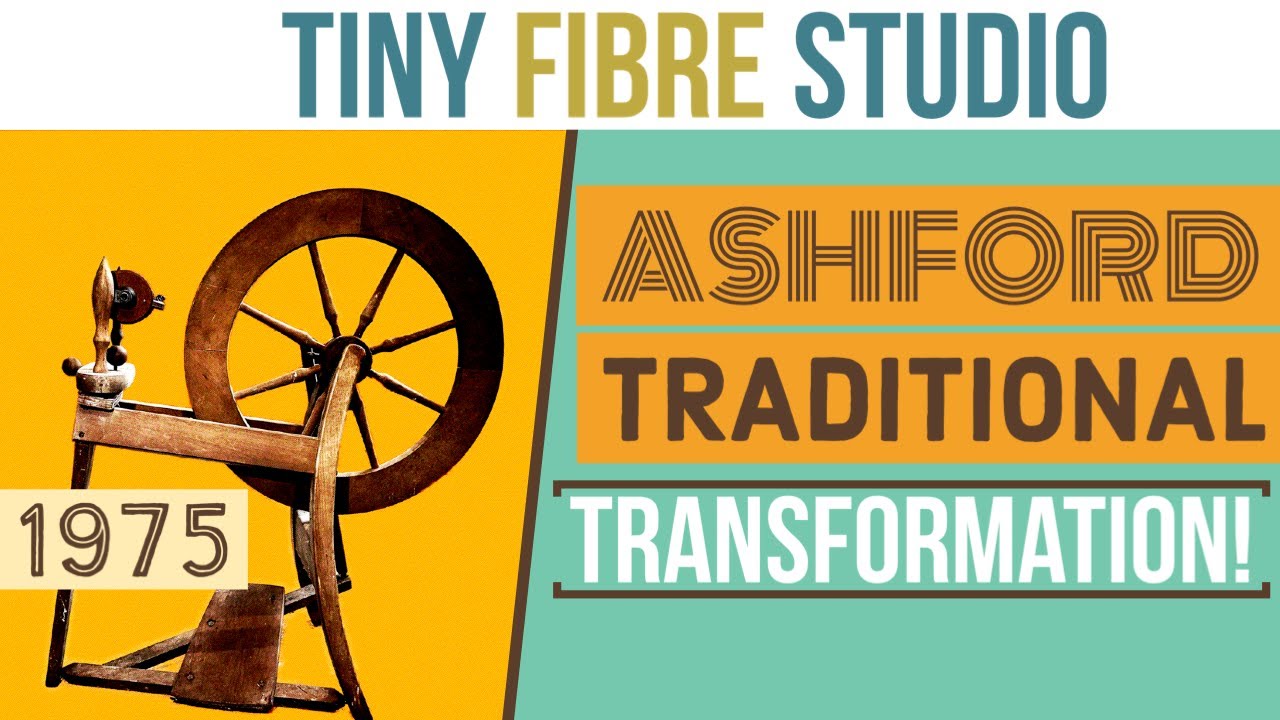 Restoring a vintage Ashford Traditional Spinning Wheel - YouTube