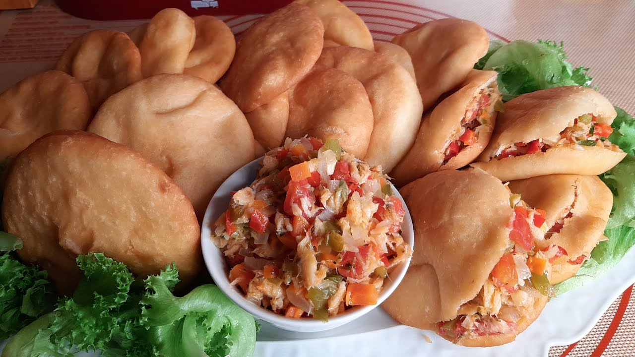 How To Make Fry Bakes With Salt Fish Carla's Kitchen CC Way - YouTube