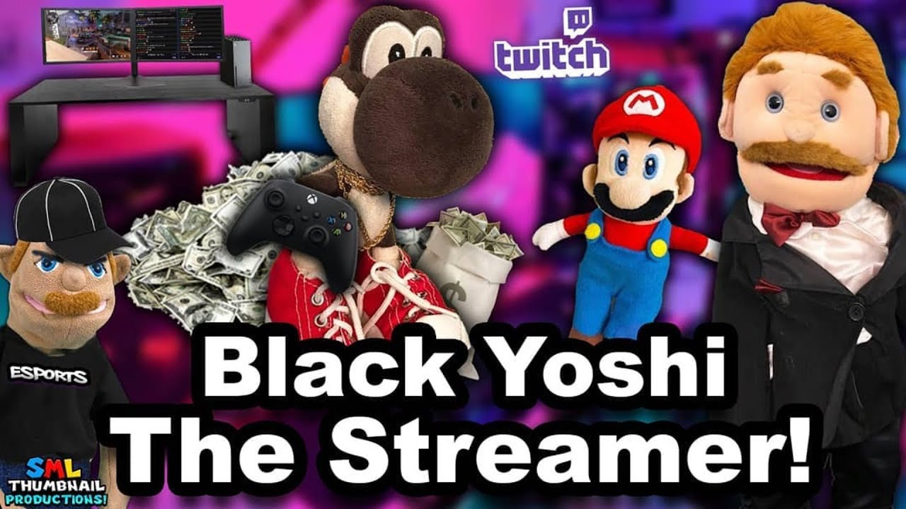 SML Movie: Black Yoshi The Streamer! - YouTube