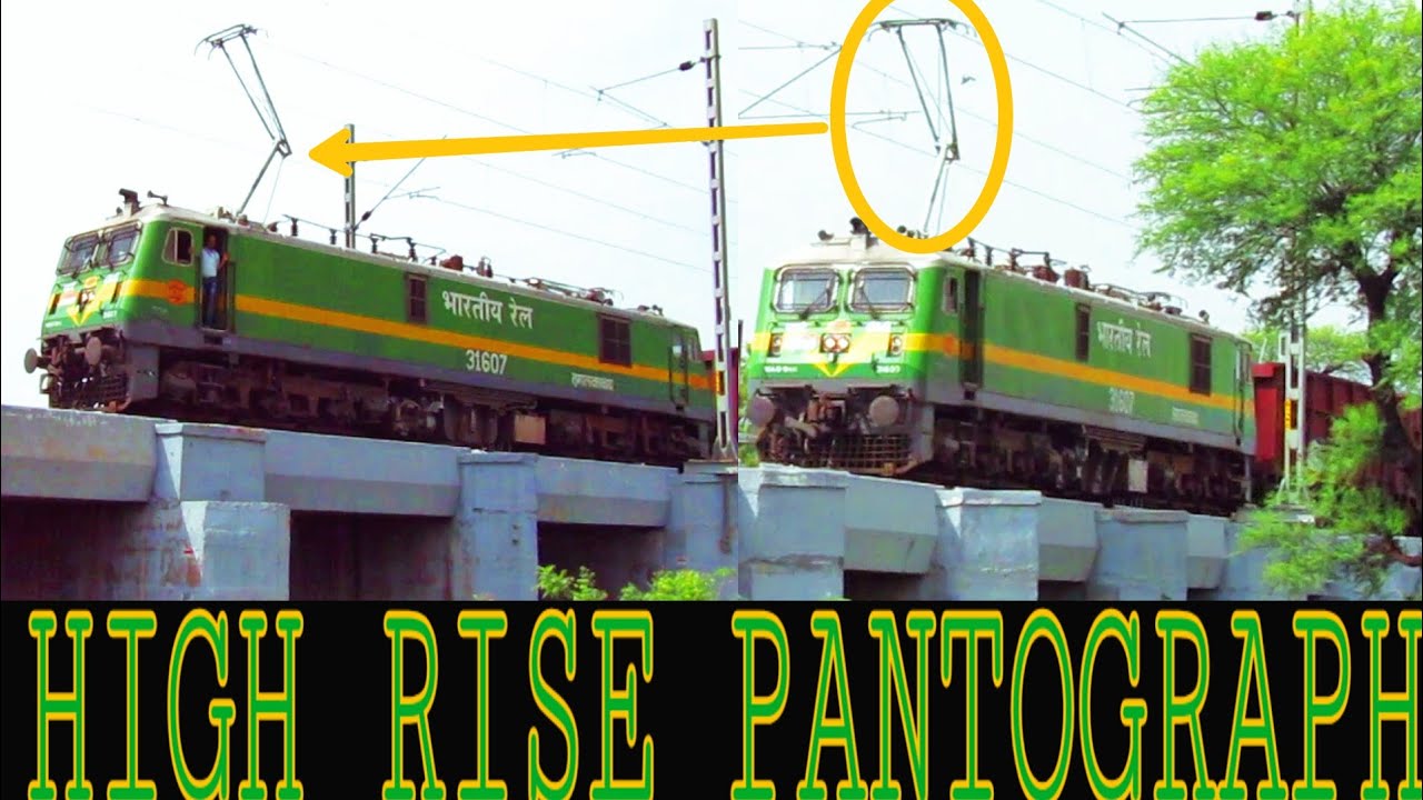 लोको पायलट ने गेट पर आकर किया हैलो || HIGH RISE PANTOGRAPH WAG-9Hi ...