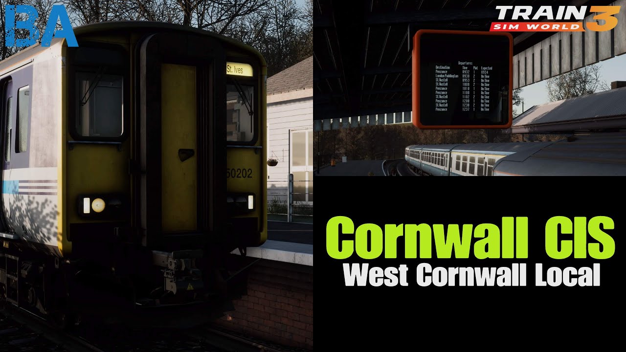 Cornwall CIS - West Cornwall Local - Train Sim World 3 - YouTube