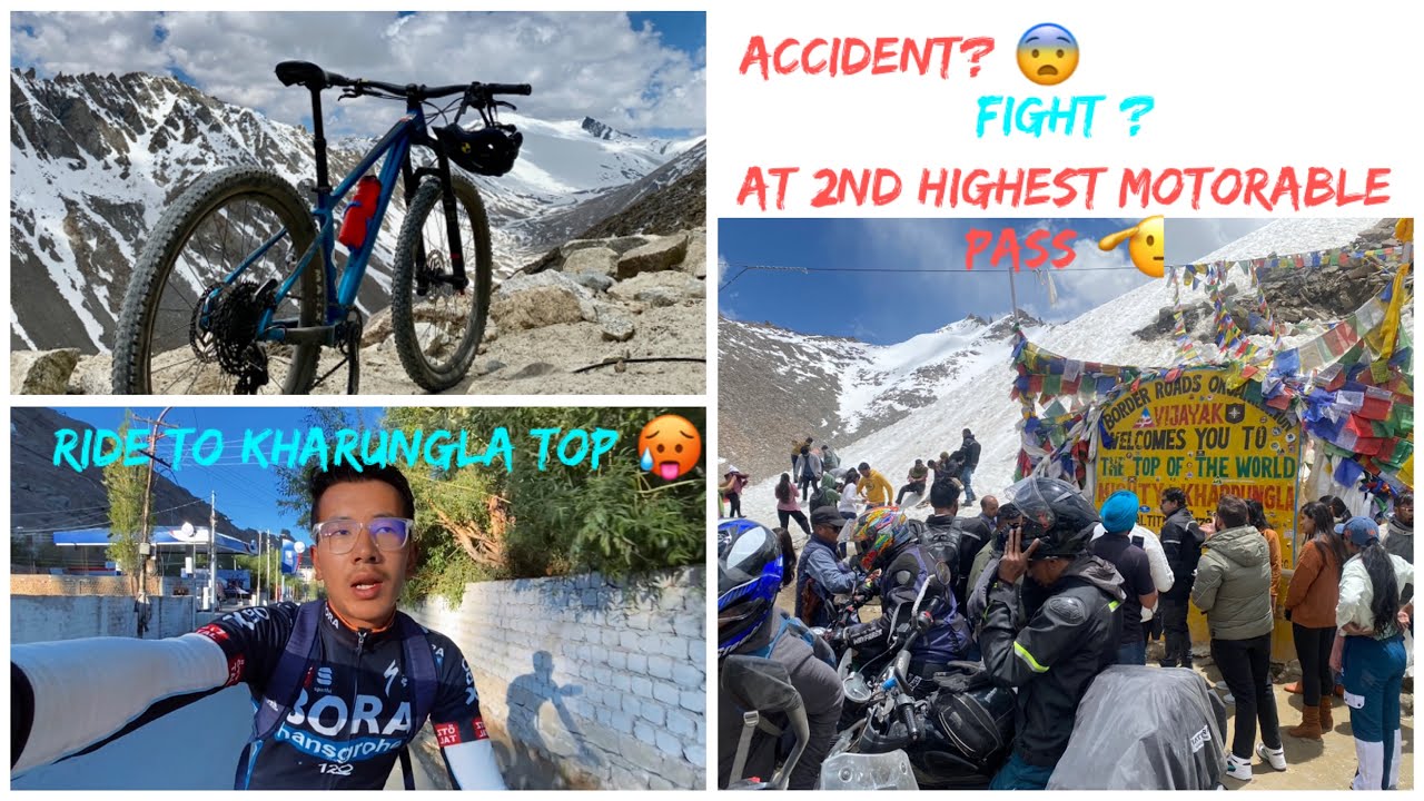 Riding on the world 2nd highest motorable road || KHARDONG LA || 40 km ...