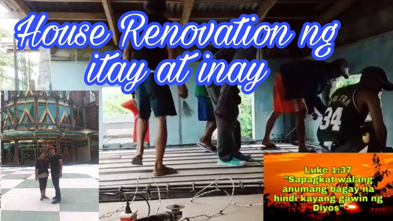 House Renovation ng itay at inay upadte with madaliang luto ng meryenda ...