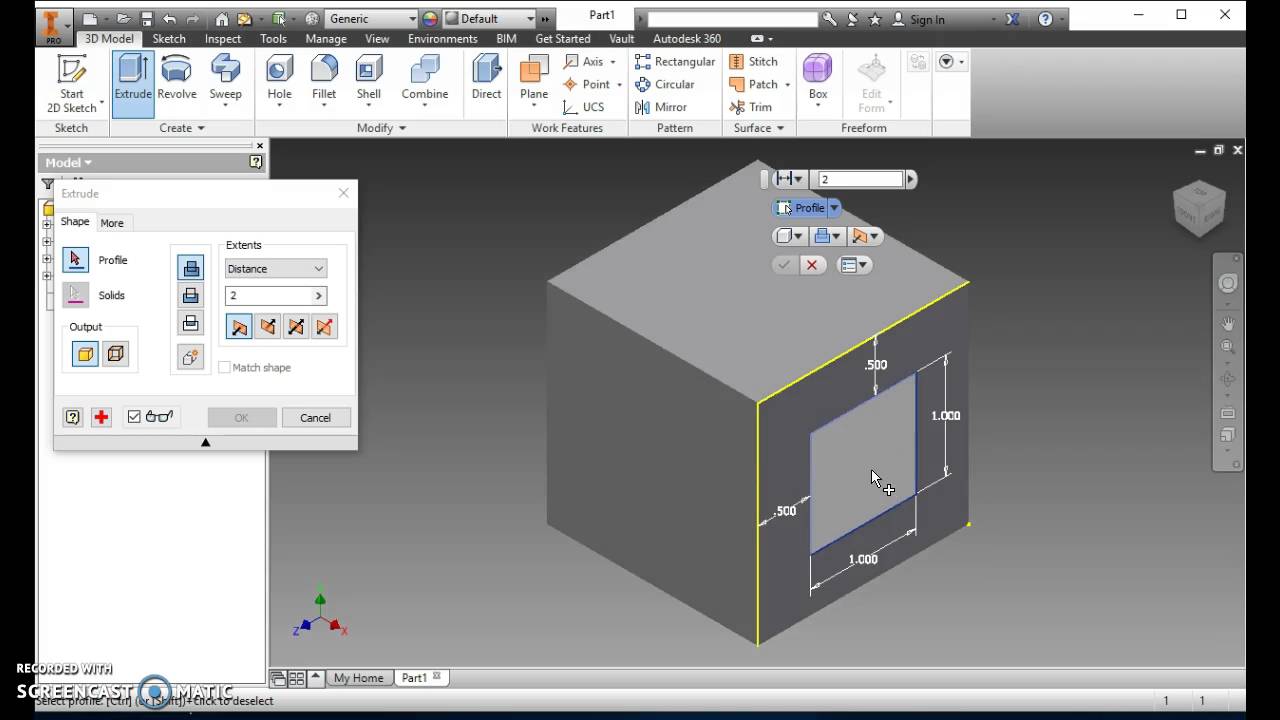 Sketch Plane Cube Tutorial - YouTube
