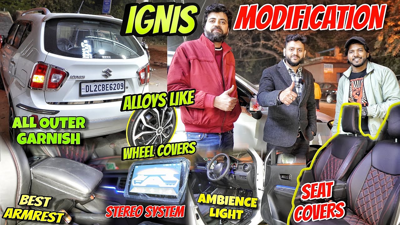 2023 Maruti Ignis Modification | Base To Top | Nexa Genuine Accesories ...