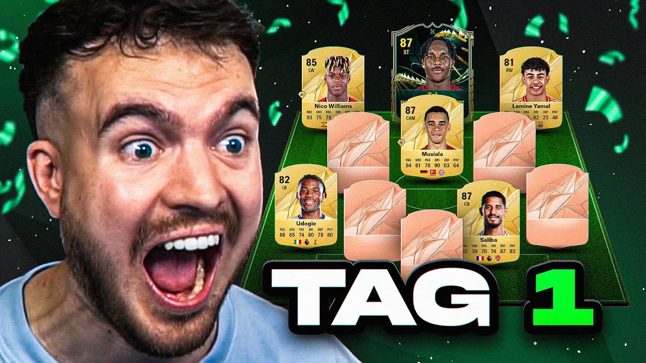 TAG 1! WAS ERREICHT man in FC 25 ohne FC POINTS? 🥼🧐🧪 (Experiment) - YouTube