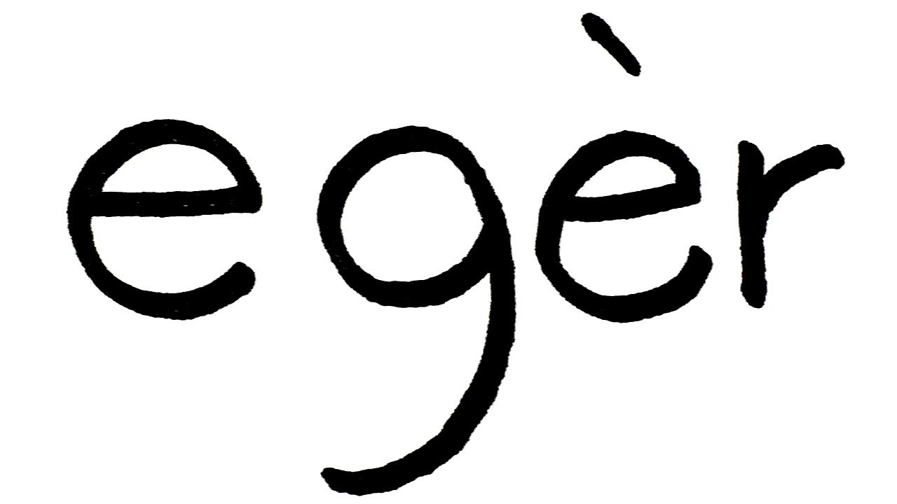 Hogyan rajzoljunk az EGÉR szóból egy Kisegeret. - YouTube