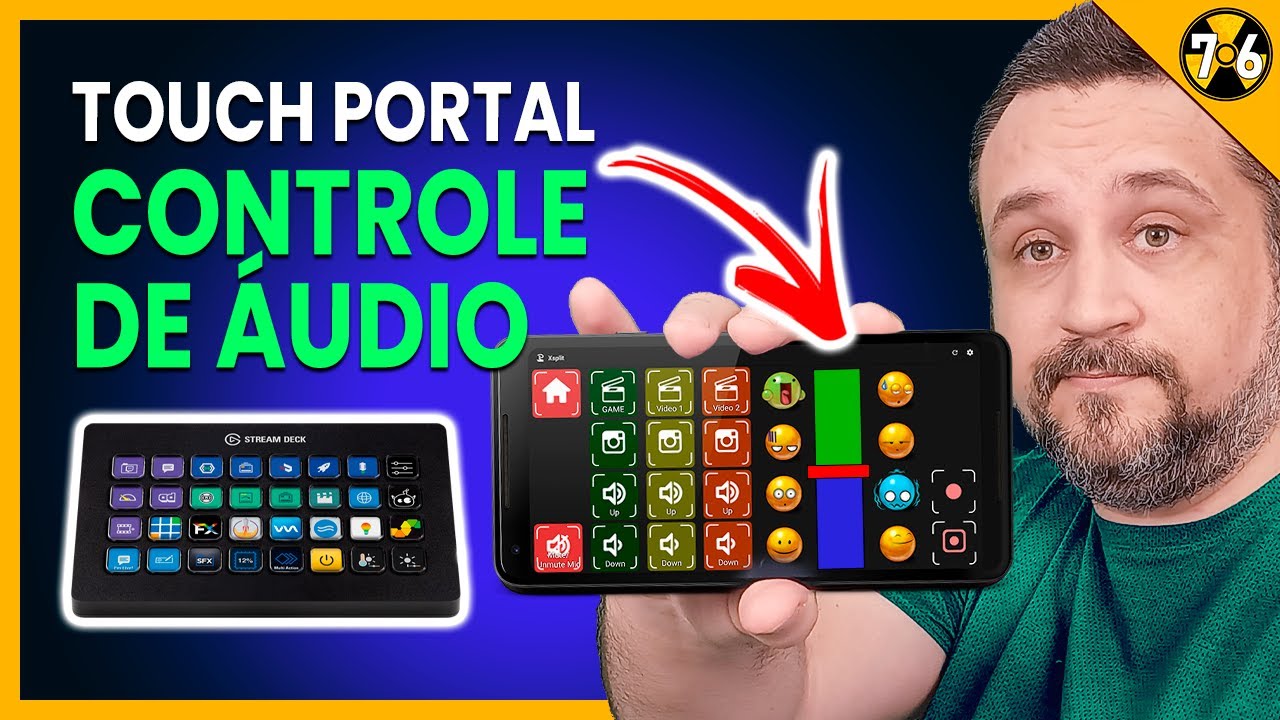 Controles de Volume do Microfone e outros Áudios no Touch Portal - YouTube